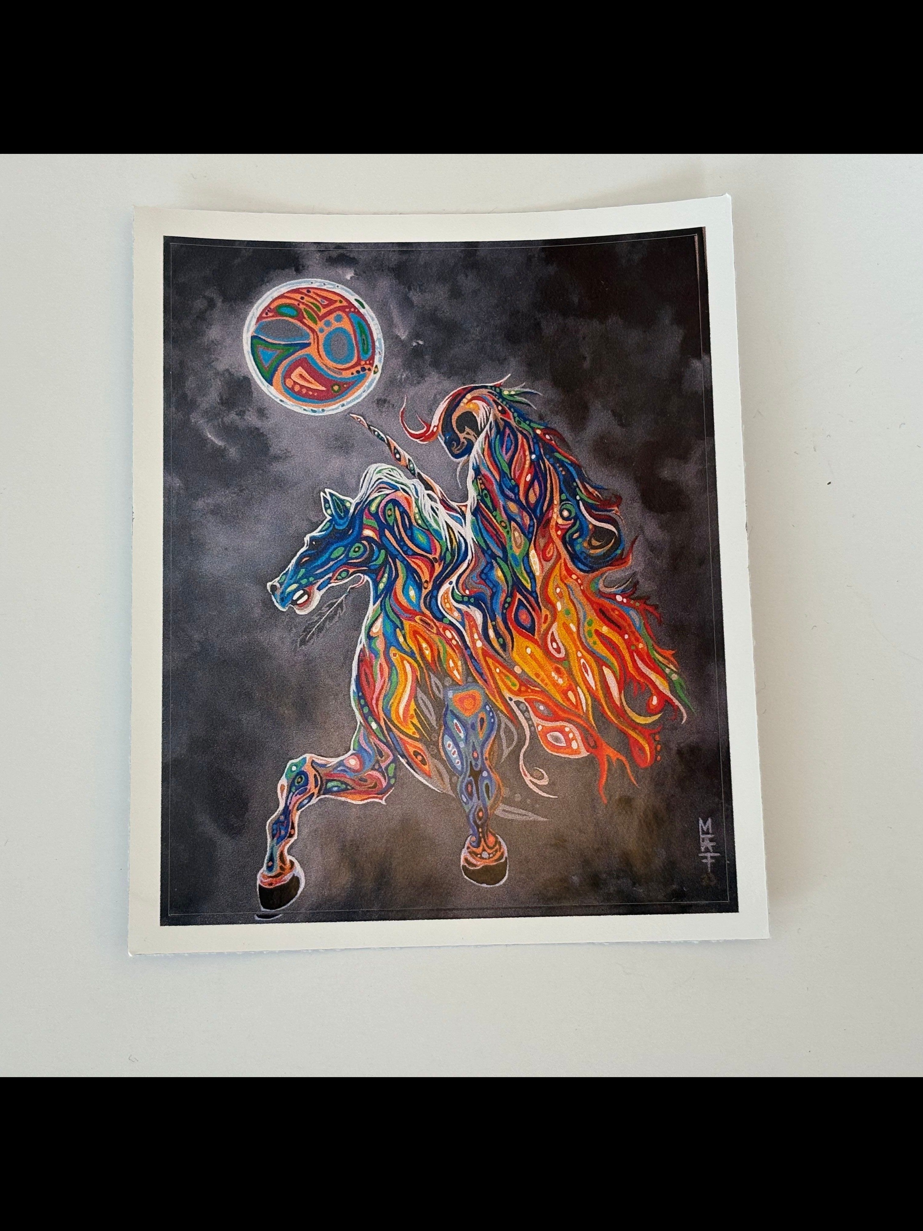 Dene art - sticker or magnet - Majik Man – Colouring It Forward